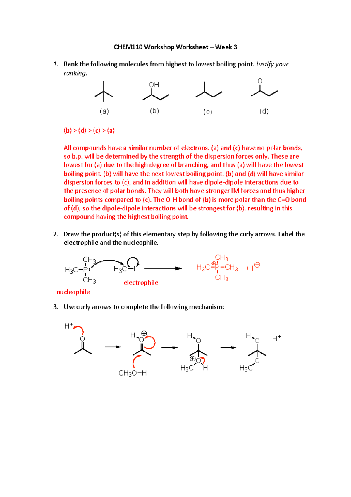 CHEM110 Workshop Worksheet 3 - Answers - CHEM110 Workshop Worksheet ...