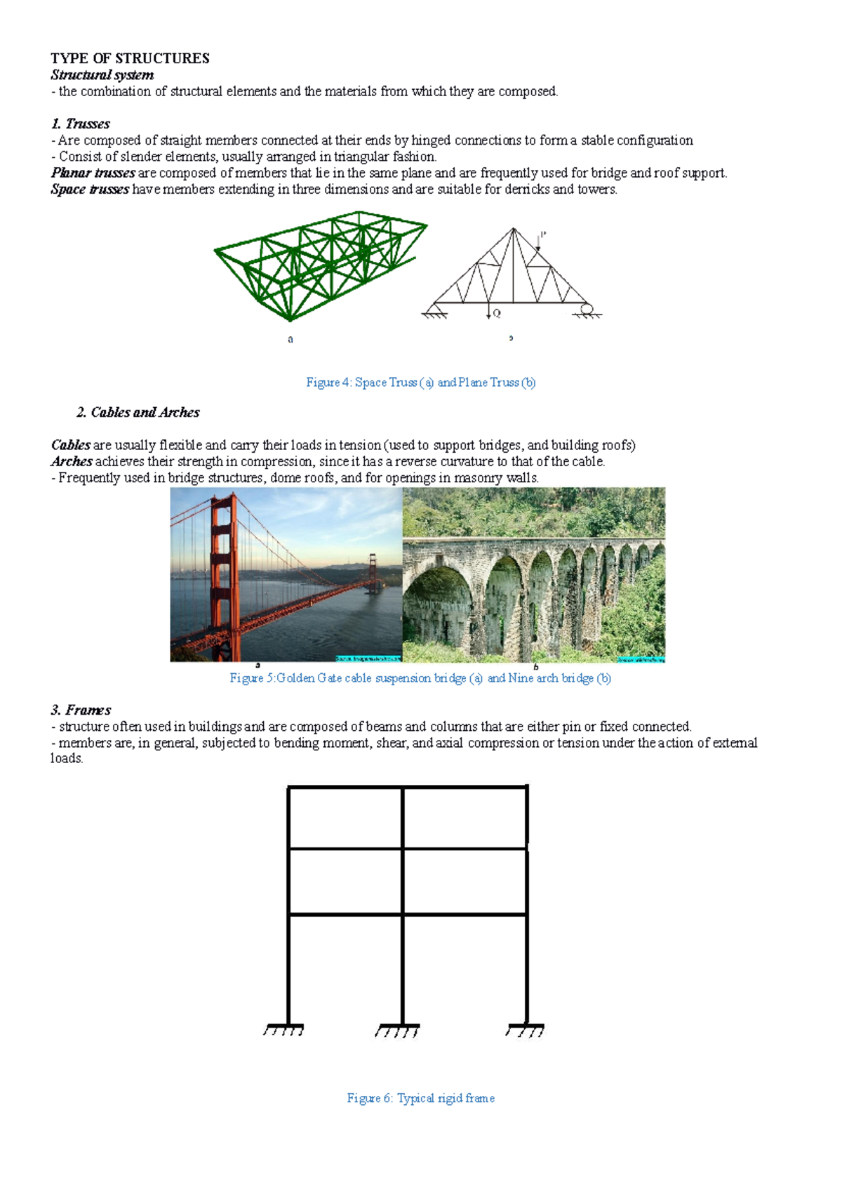 Types OD Structures - the combination of structural elements and the ...