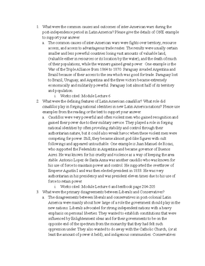 Short Answer Quiz 11 - Weekly written assignment for Professor Walton's ...