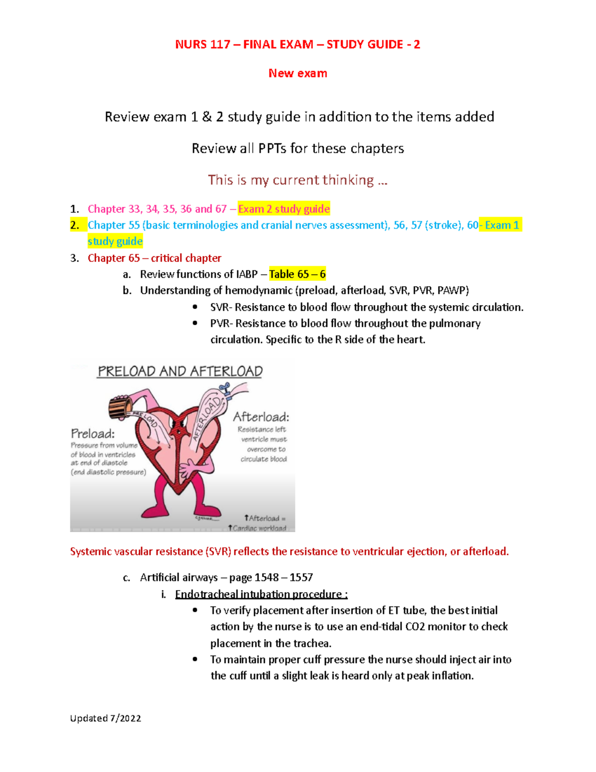 Final exam - New exam Review exam 1 & 2 study guide in addition to the ...