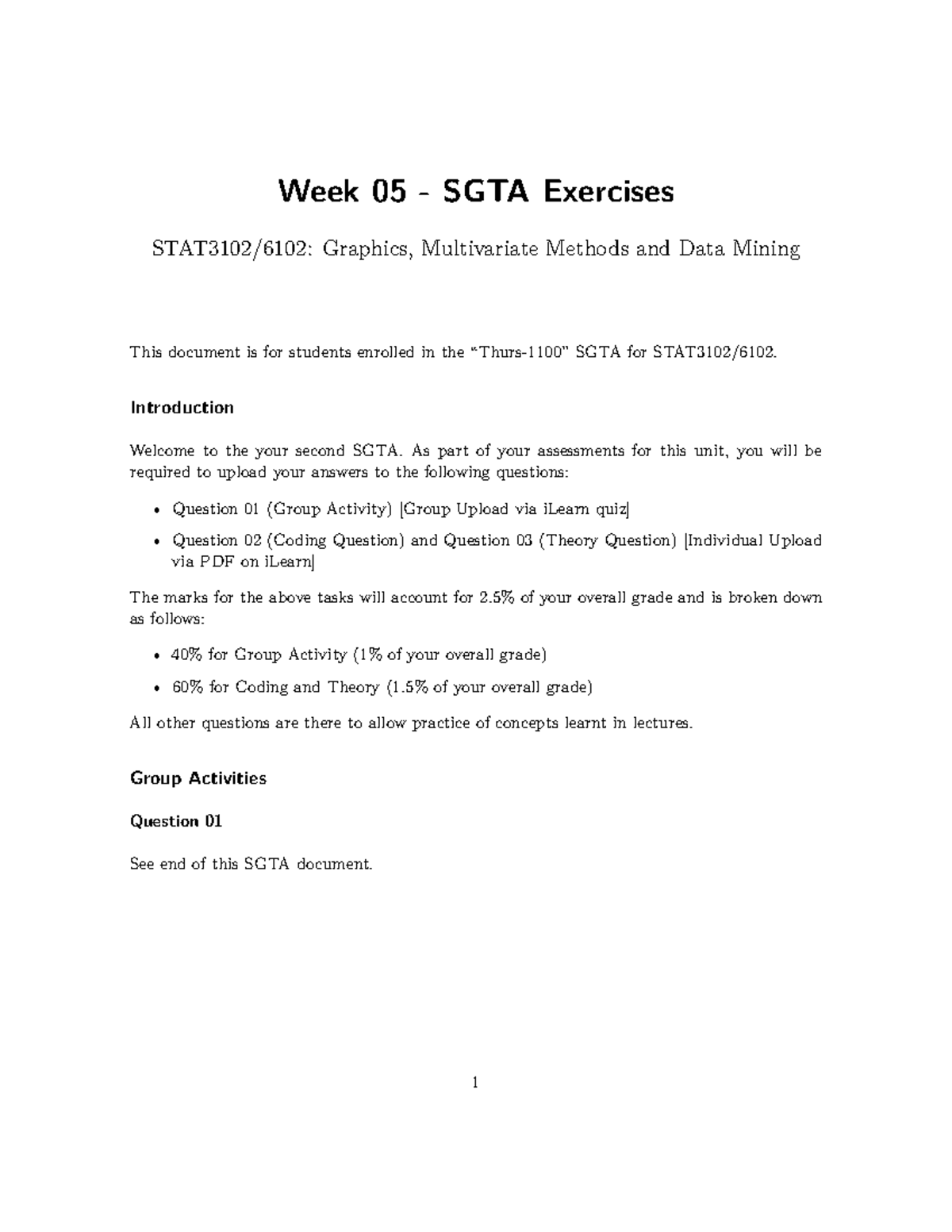 SGTA05-Thurs-1100 - sgta work sheet - Week 05 - SGTA Exercises STAT3102/6102: Graphics ...