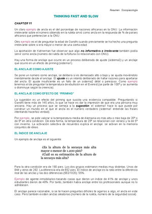 Summary - Thinking Fast and Slow - PART TWO SYSTEMS AND TWO SELVES ...