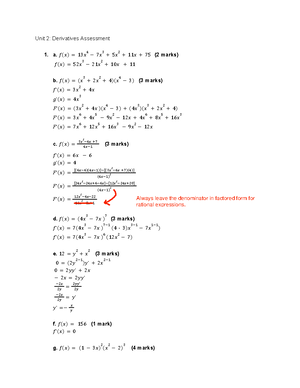 CALC Notes - CALCULUS 5 Types of factoring - Greatest Common Factor ...