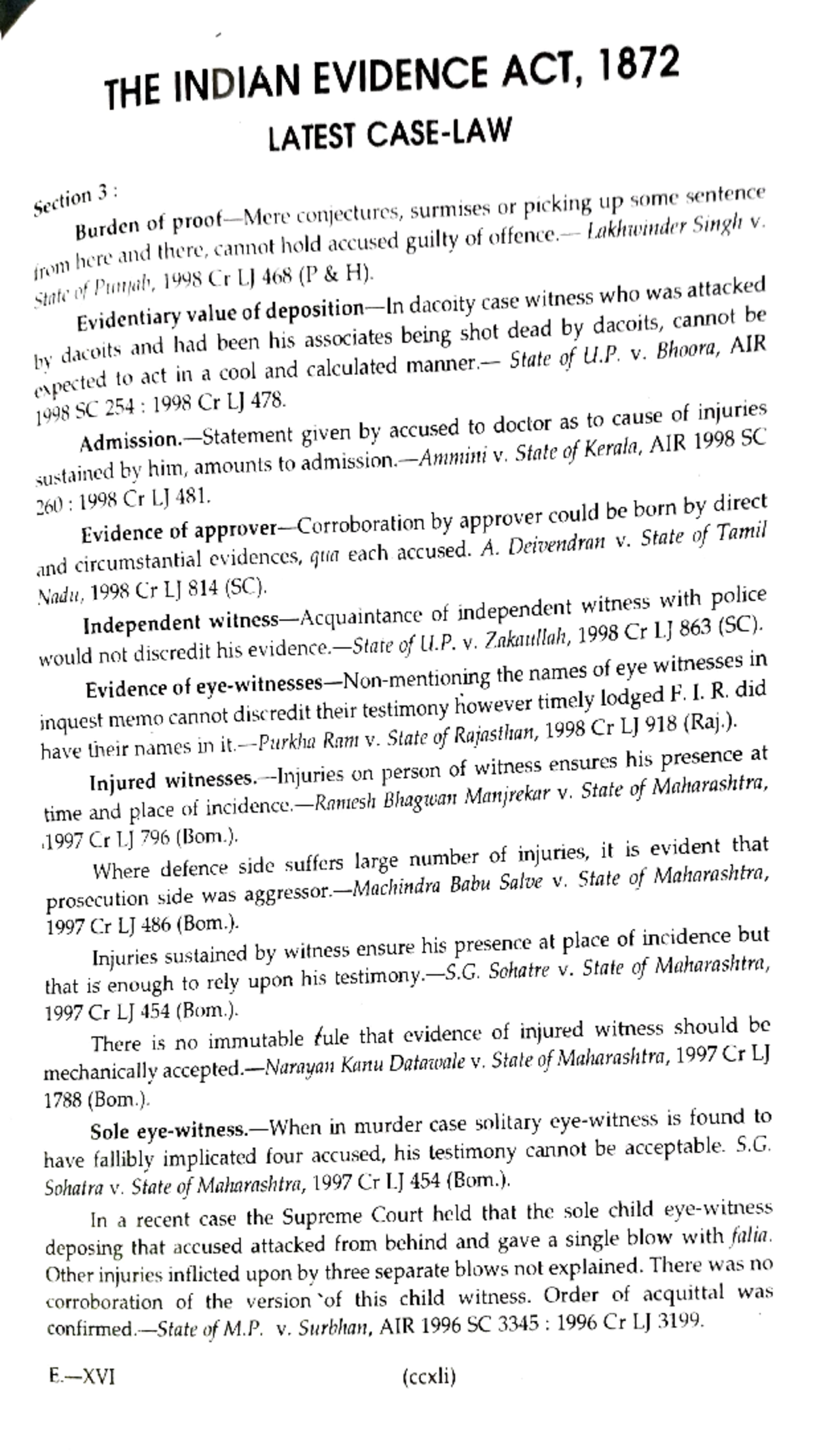 7 - law of evidence in India - THE INDIAN EVIDENCE ACT, 1872 LATEST ...