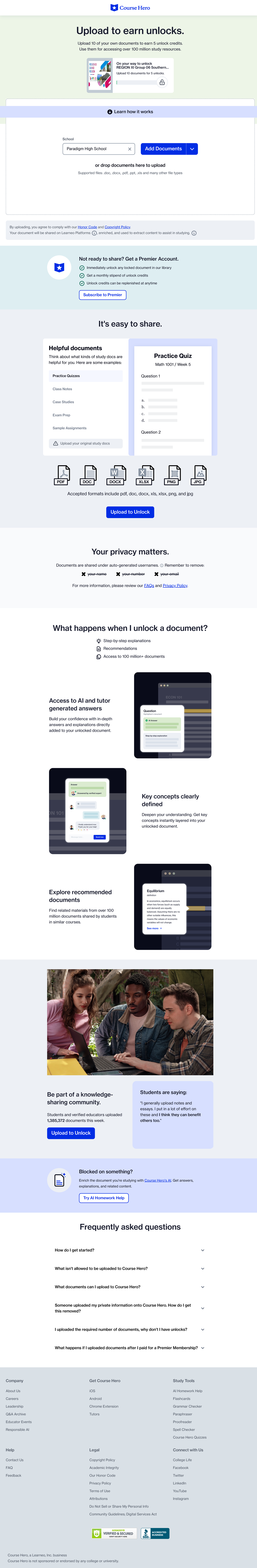 Upload Documents for Free Access - Upload to earn unlocks. Upload 10 of ...