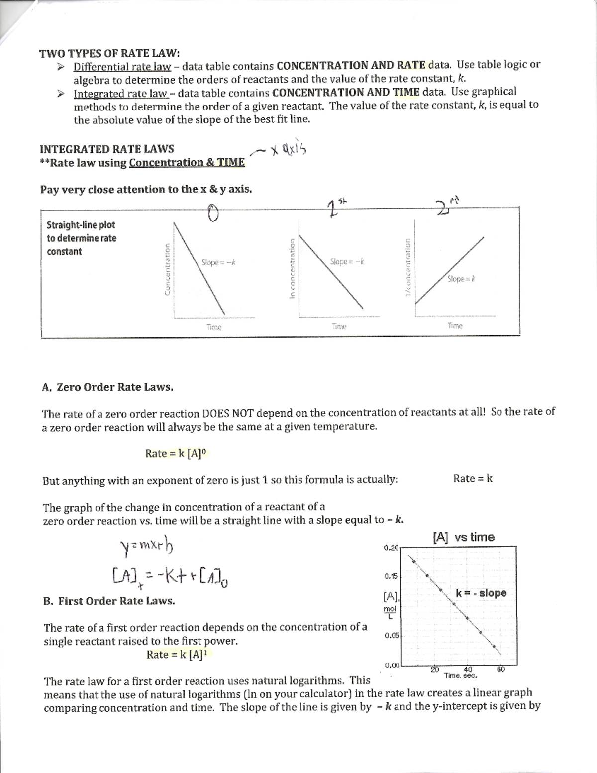 Kenetics Part 3 Notes p3 - Studocu
