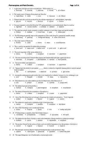 PHLE Reviewer Module 5 - Pharmacy Board Exam Materials - MODULE 5 ...