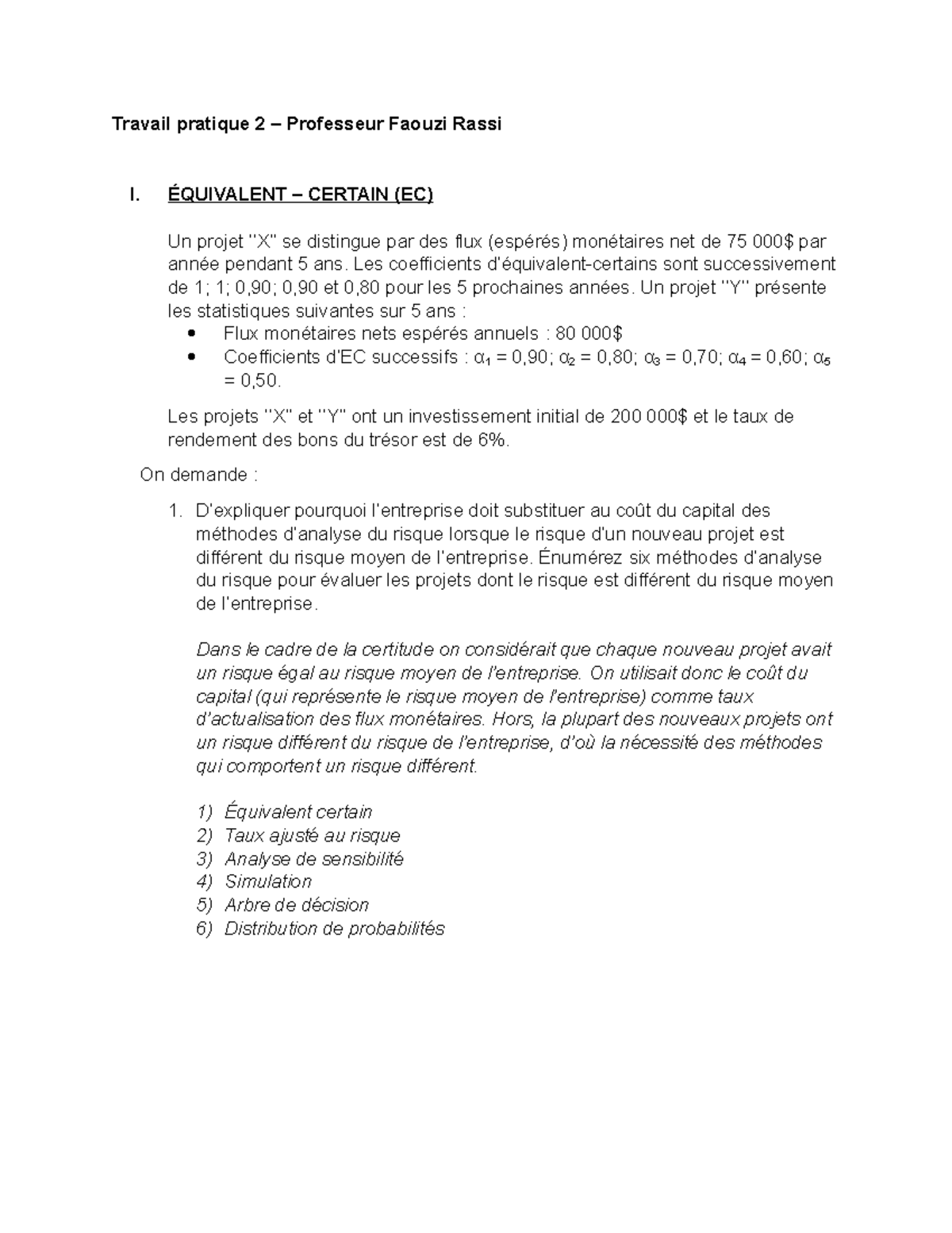 SCO5003 TP - Session d'hiver 2019, TP # 2, Prof M. Rassi - Travail ...