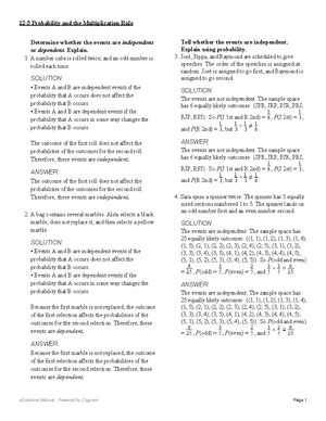 MAT 271 Practice Exercise 1 - MAT 271 -PRACTICE EXERCISE 1i A ...