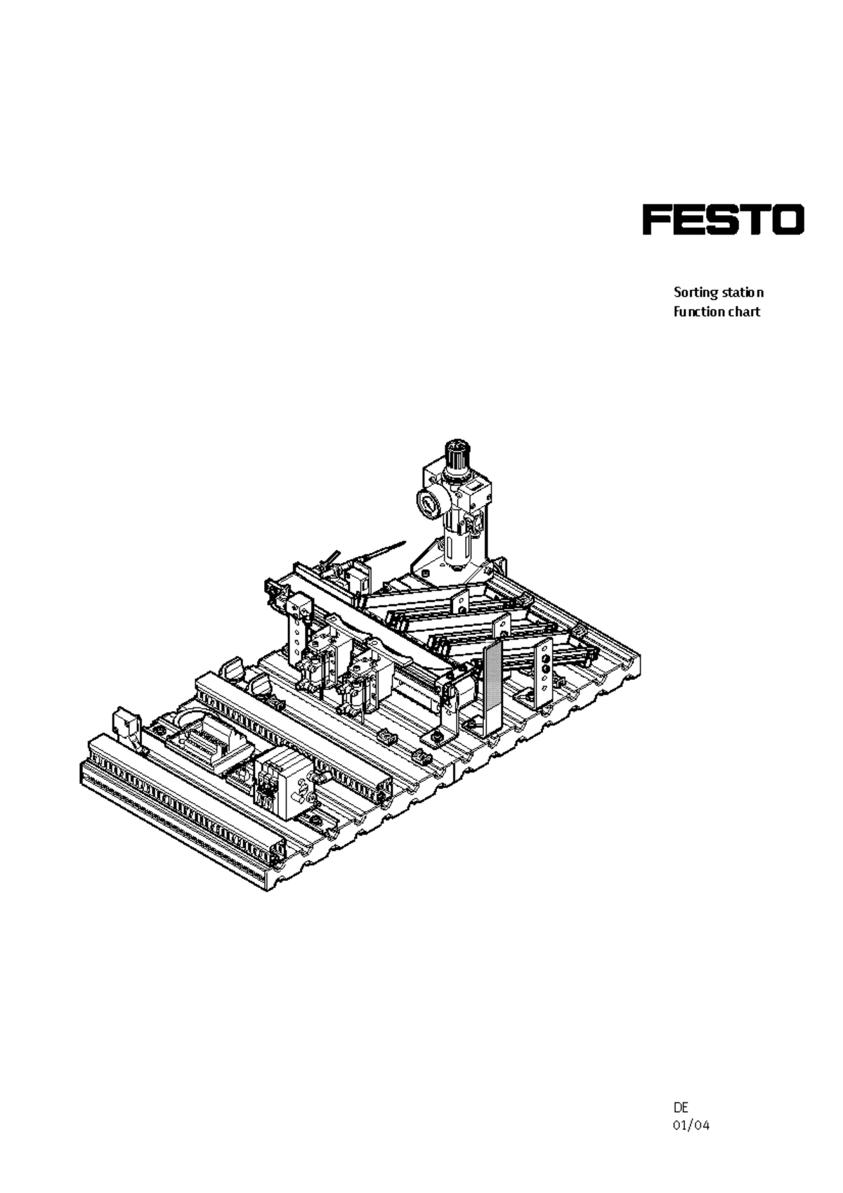 09 Sorting Grafcet - Automation material - DE 01/ Sorting station ...