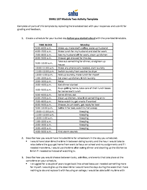 SNHU-107 MOD 3 ASSIGNMENT - SNHU 107 Module Three Activity Template ...