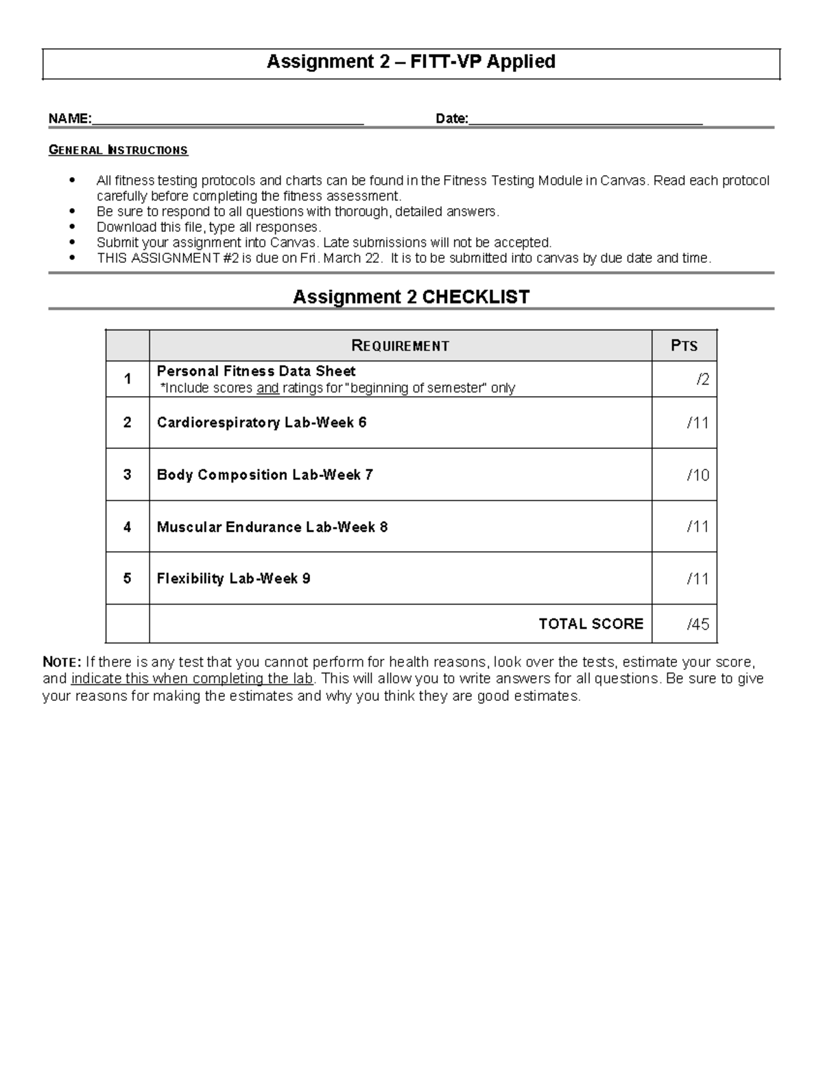 Assignment #2 fa24 fitt-vp applied - Assignment 2 – FITT-VP Applied ...