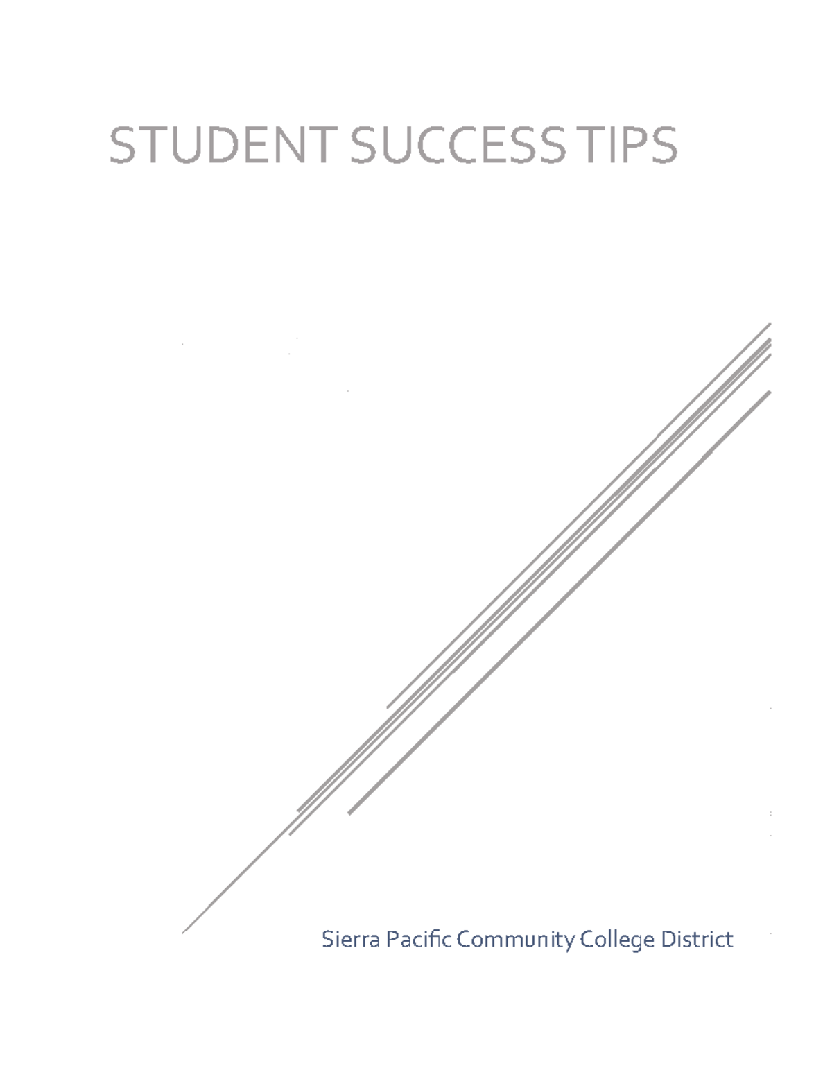 -Student Success-03 - the word document - STUDENT SUCCESS TIPS Sierra ...