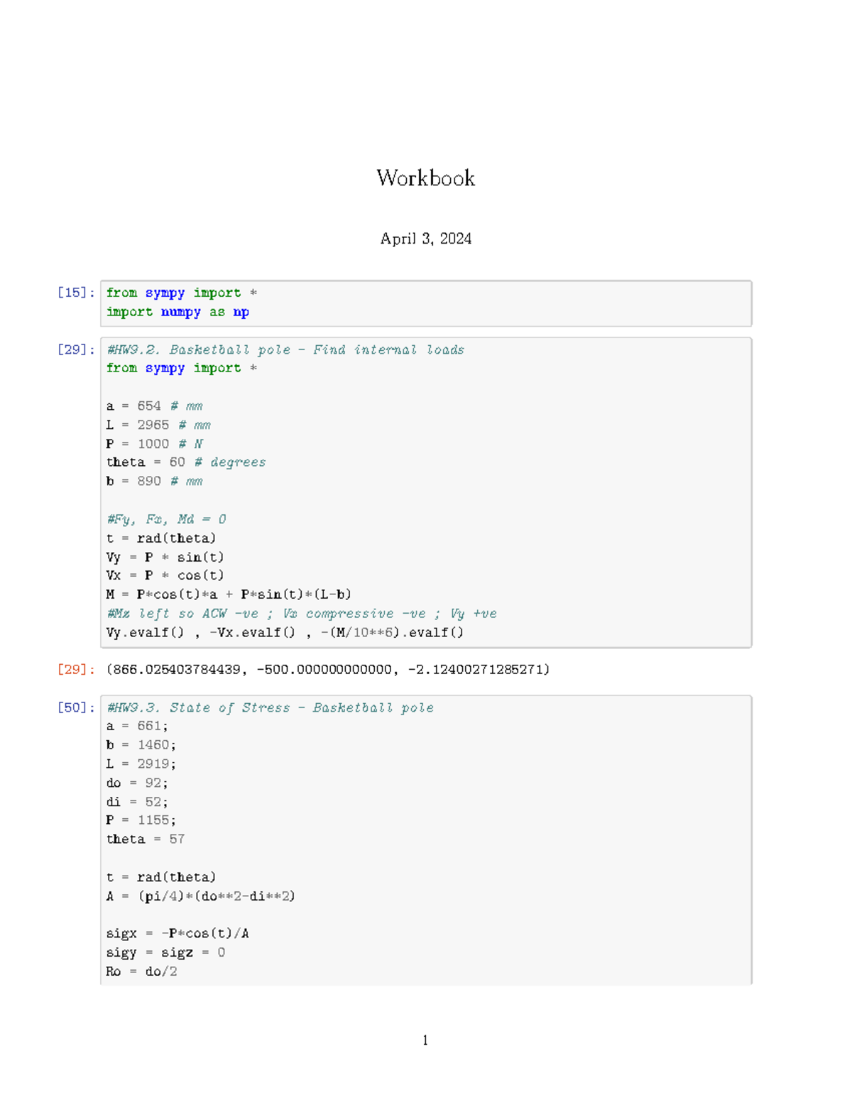 Workbook tam hw9 tam251 - Workbook April 3, 2024 [15]: from sympy ...