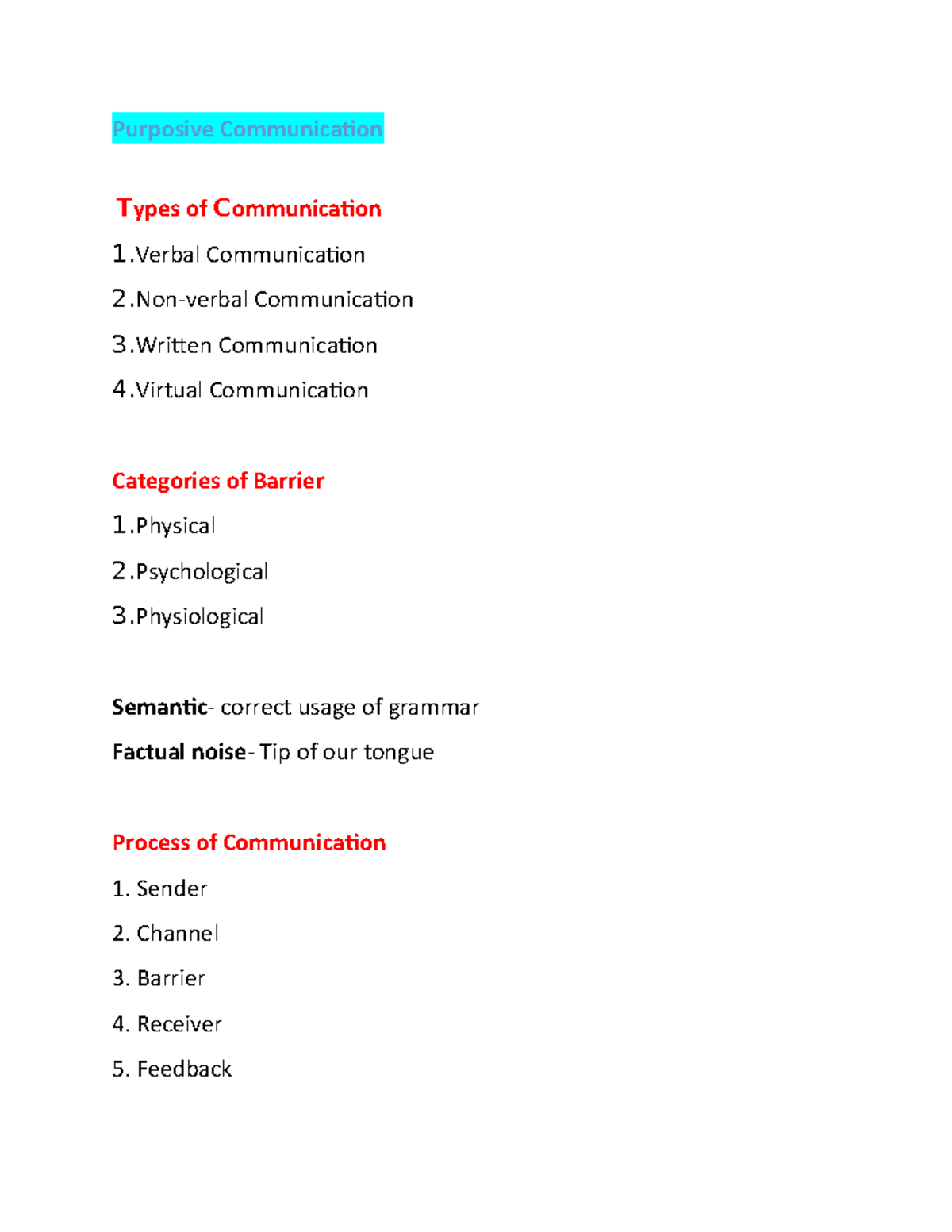 Purposive Communication 2 - Purposive Communication Types of ...