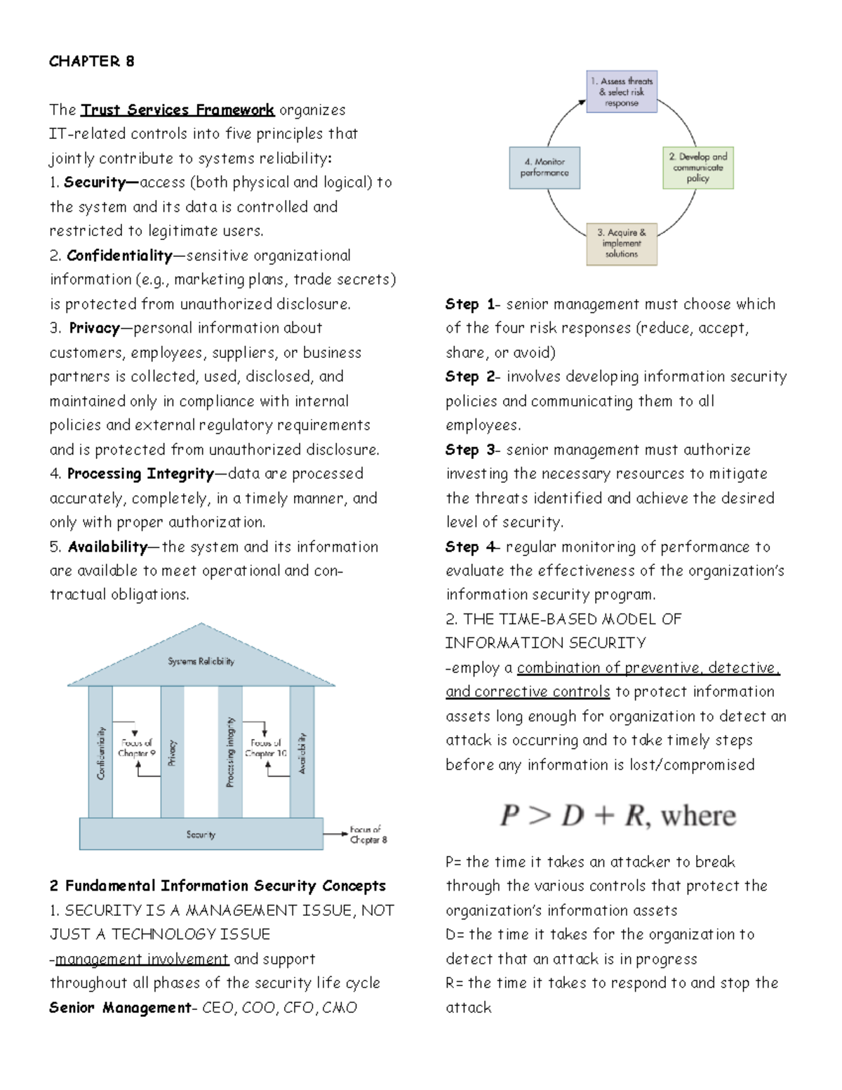 Accounting Information Systems Chapter 8 - CHAPTER 8 The Trust Services ...