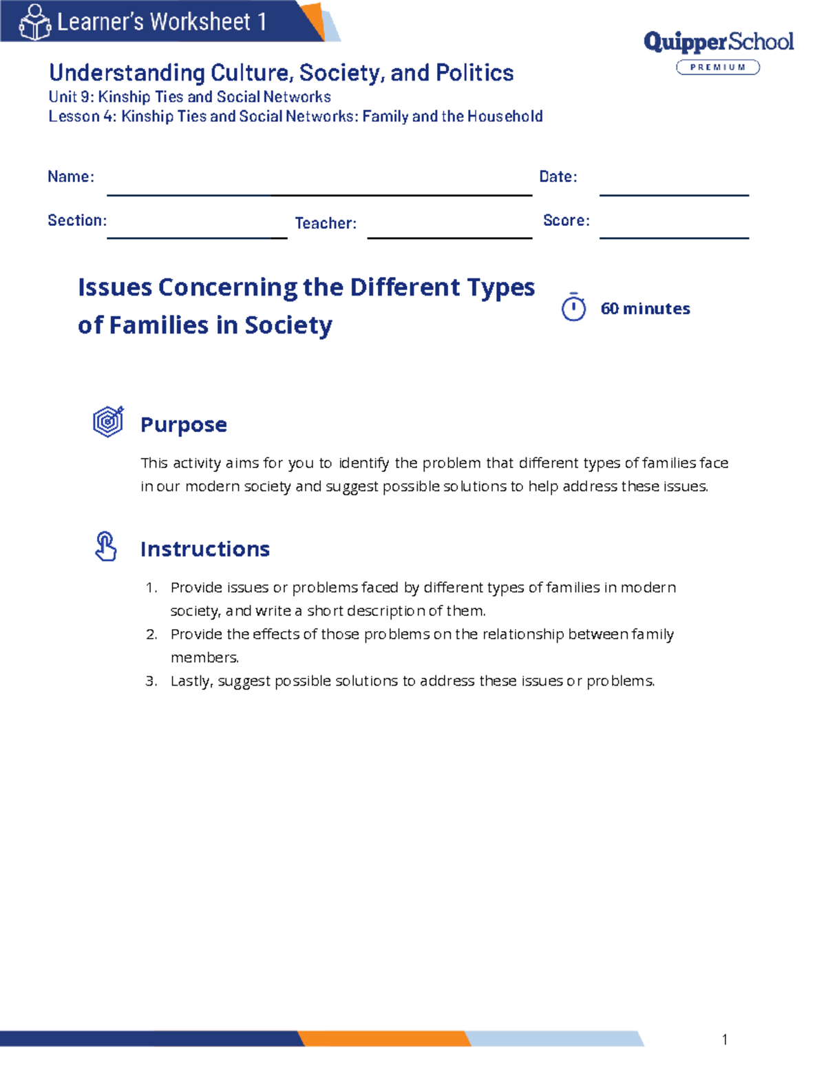 Aaaaa - Understanding Culture, Society, and Politics Unit 9: Kinship ...