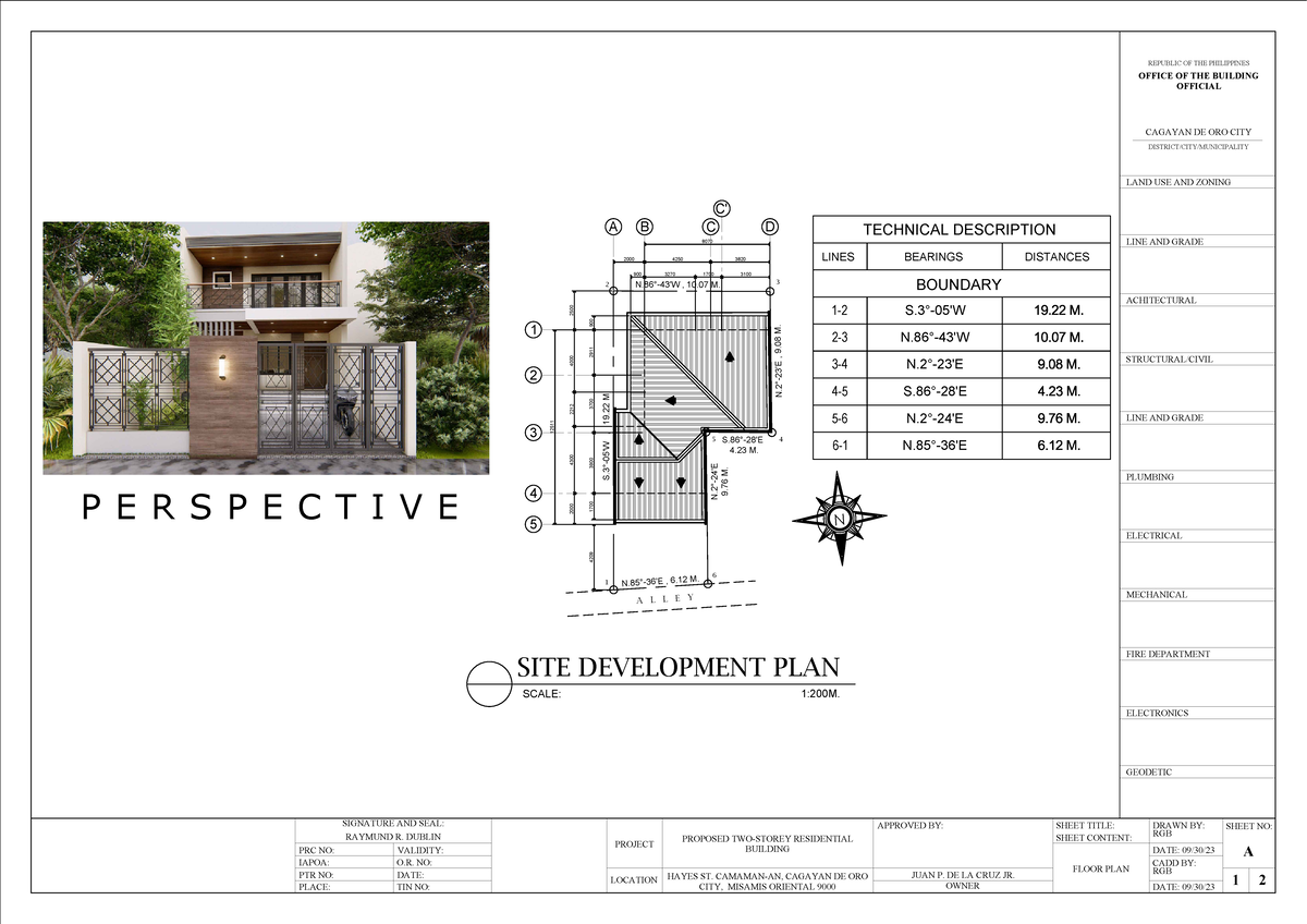 QS AREA 0 - SITE DEVELOPMENT PLAN SCALE: 1:200M. N N A L L E Y 2 1 6 5 ...