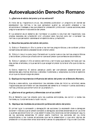 Trabajo 1 Derecho Romano - CLASES DE DELITOS EN ROMA 1 ÍNDICE 1 ...