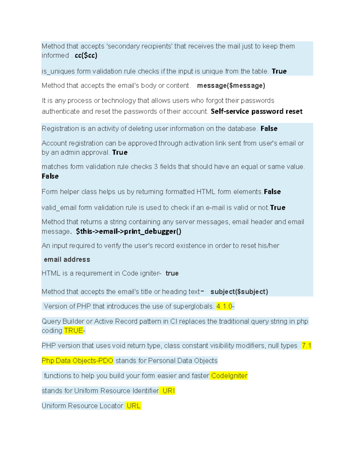 Pdfcoffee - Method that accepts 'secondary recipients' that receives the mail just to keep them ...