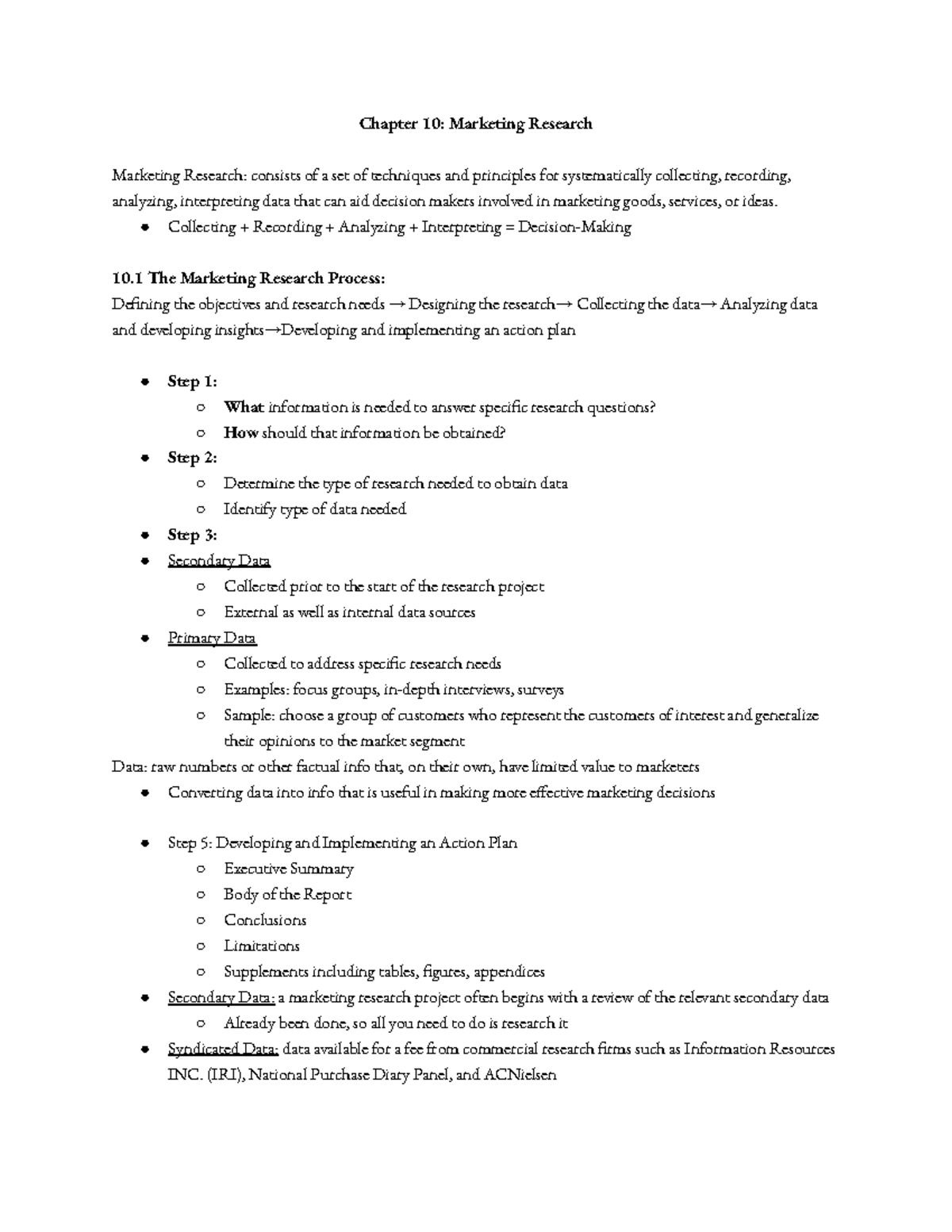 Marketing - ch 10 - In class lectures and power point - Chapter 10 ...