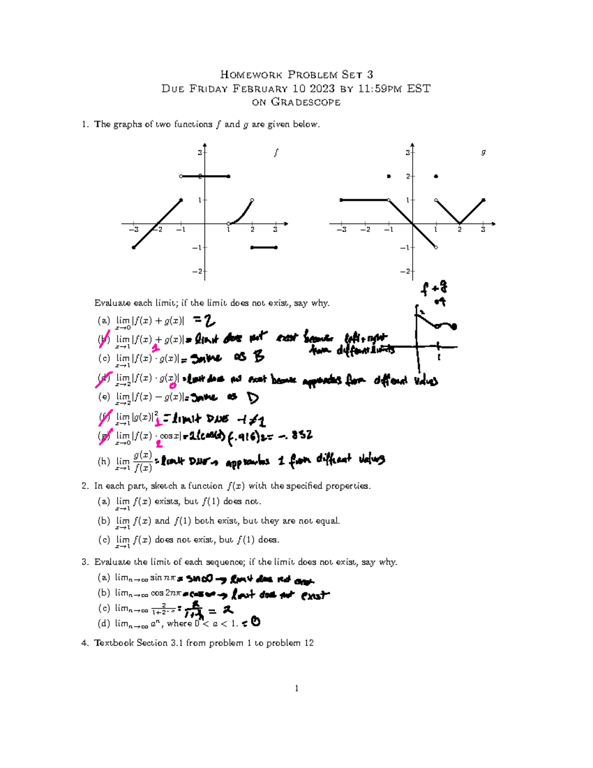 Homework 2 - Homework Problem Set 3 Due Friday February 10 2023 by 11 ...
