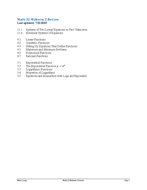 Ch06-10 Outline - Math 32 Chapters 6 & 7 Outline: Introduction to ...