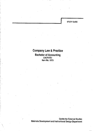 Commercial notes - Commercial Law Semester 2 Module Contents LAW OF ...