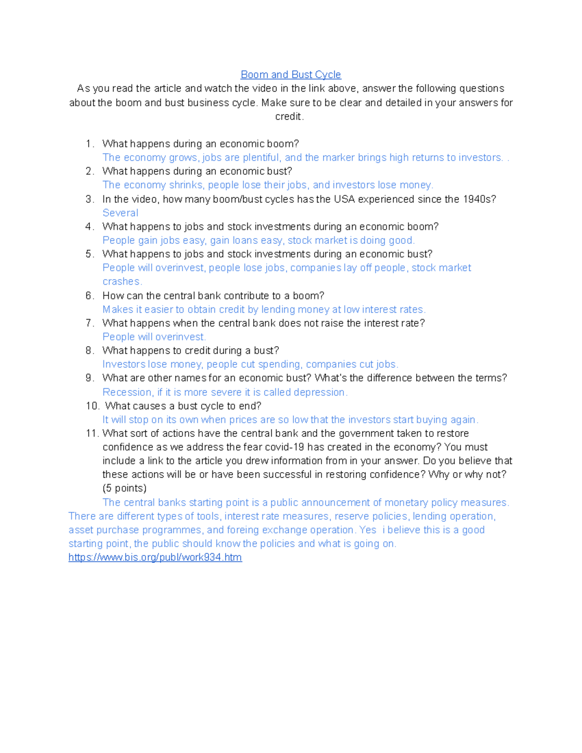 Boom and Bust- boom and bust - Boom and Bust Cycle As you read the ...