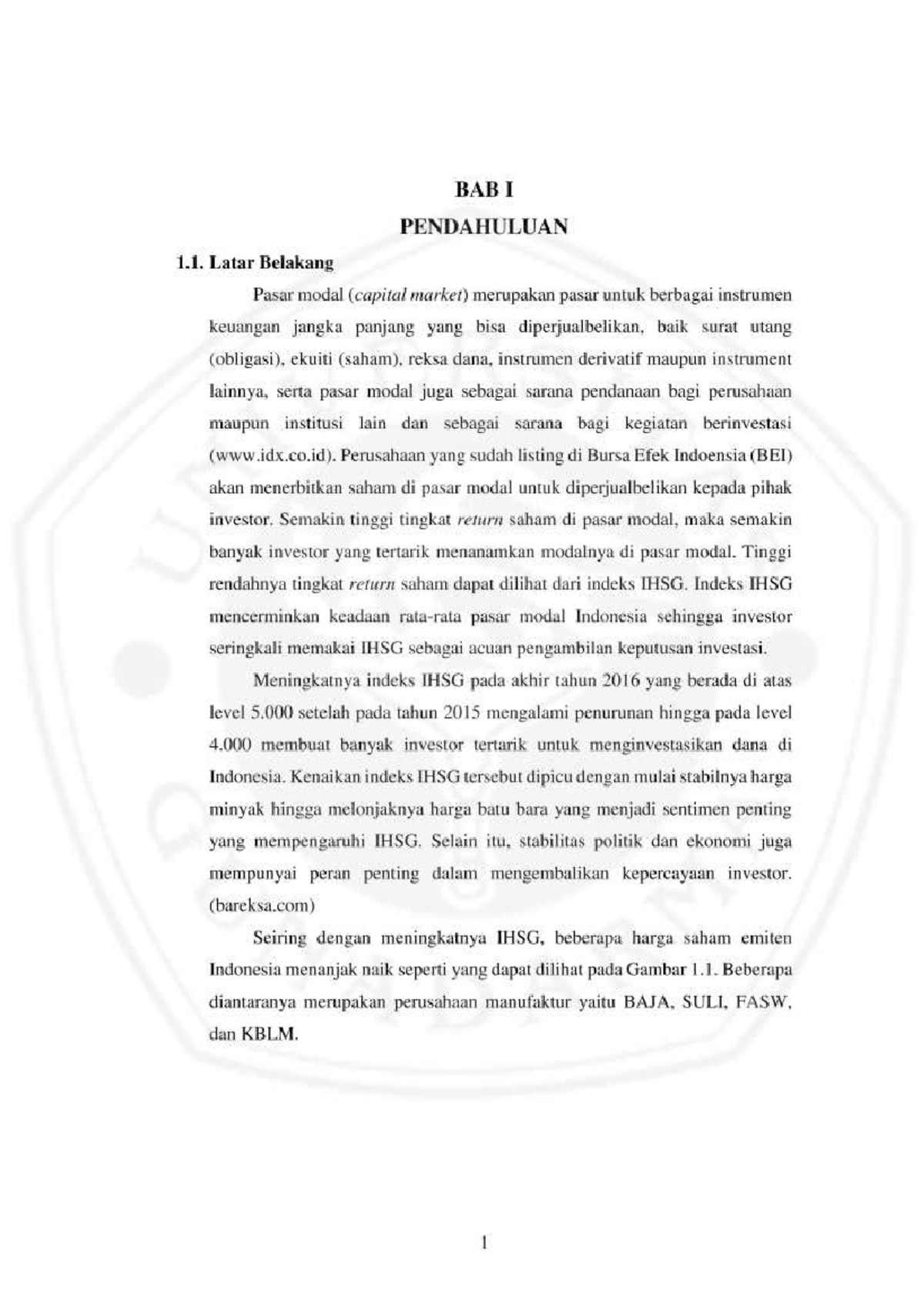 Chapter 1 Analysis Of Fiscal Correction To The Commercial Income