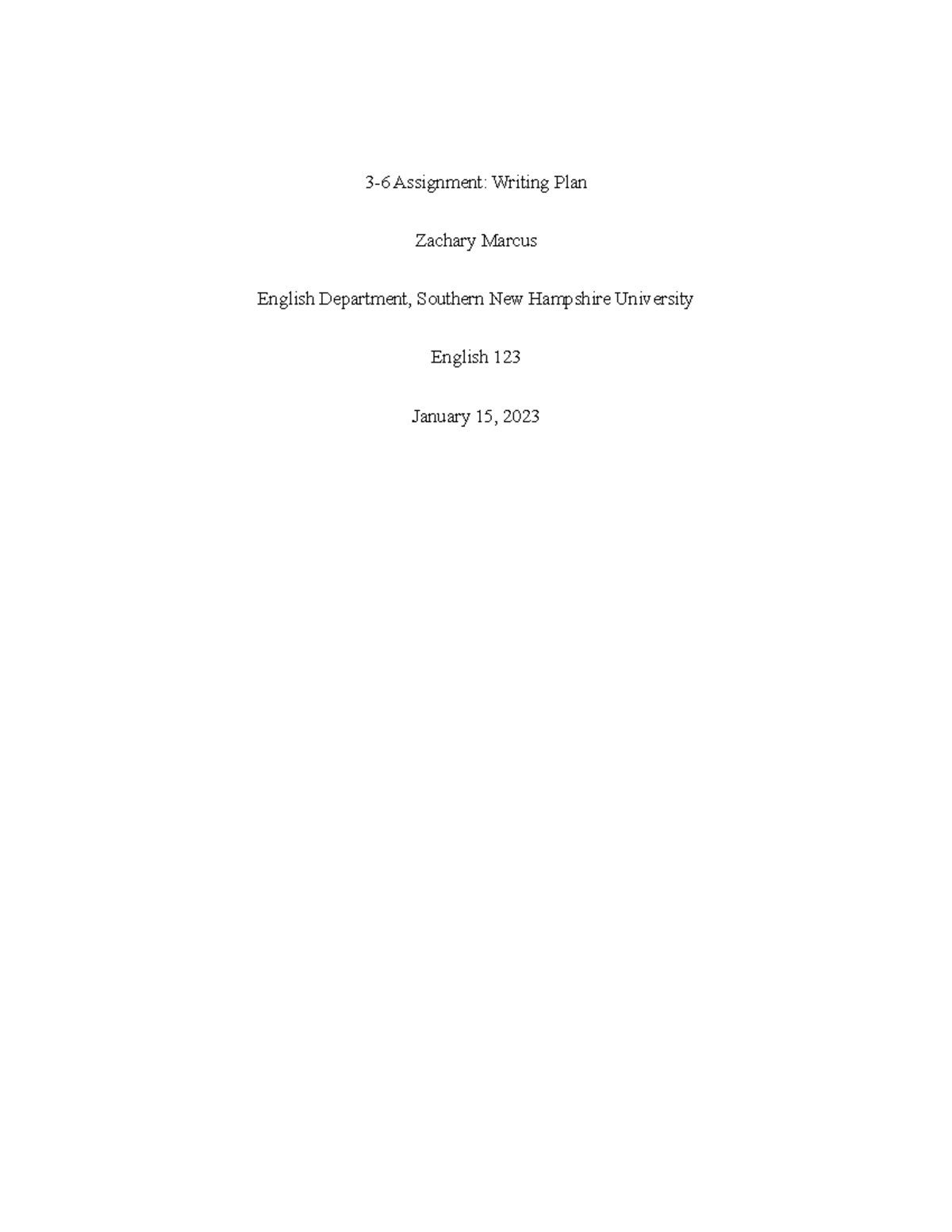 English 123 Assignment 3-5 essay parrot final - 3-6 Assignment: Writing ...