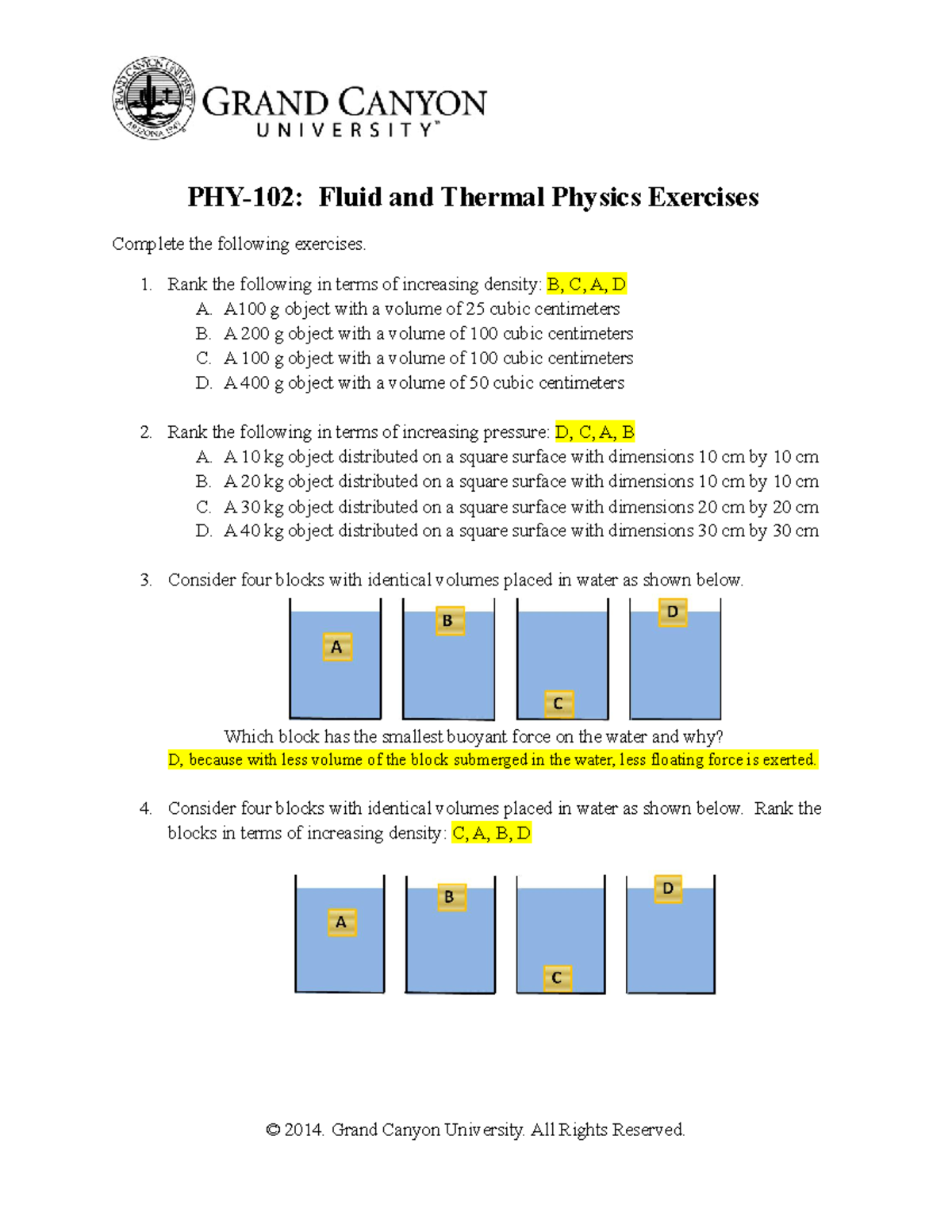 Fluid and Thermal Physics - DGraham - PHY-102: Fluid and Thermal ...
