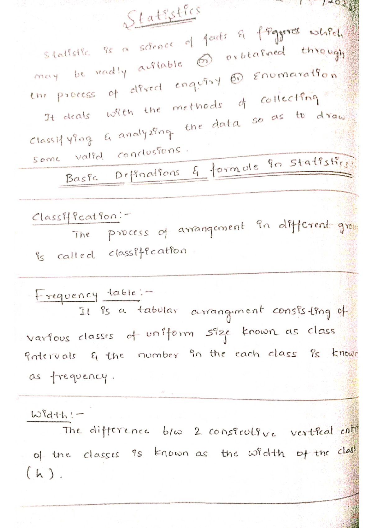 Course Statistics, Probability & Calculus (22CB120) Stat part 2 ...