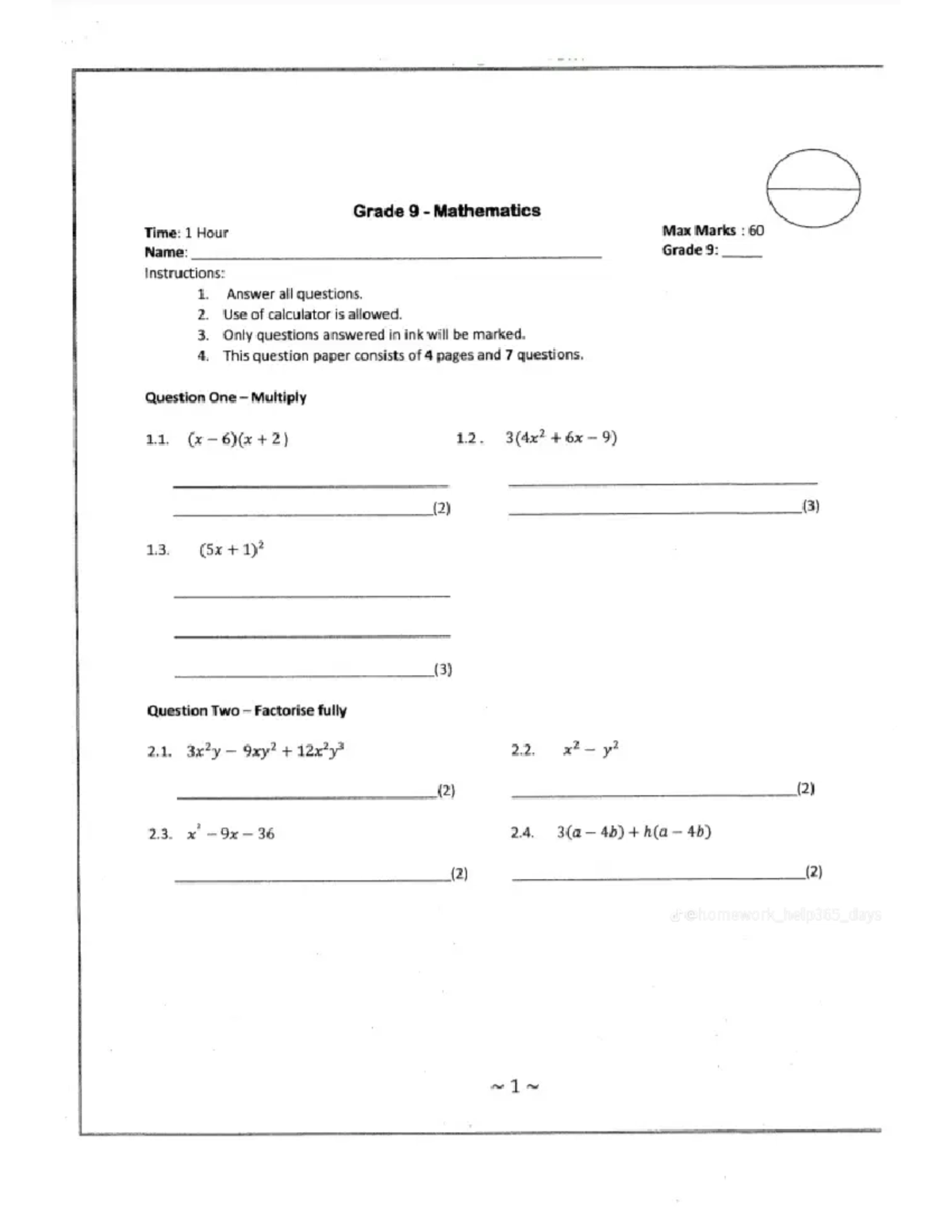 Practice Maths Chapter 8 - Studocu
