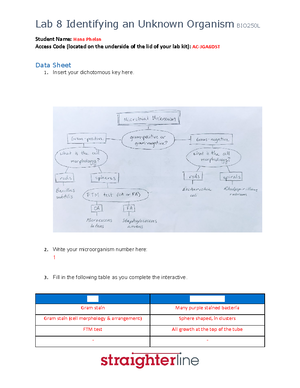 Straighterline Microbio Lab 3 - HP - Student Name: Hana Phelan Access ...