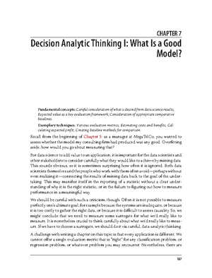 Data Science for Business What you need to know about data mining and data-analytic thinking ...