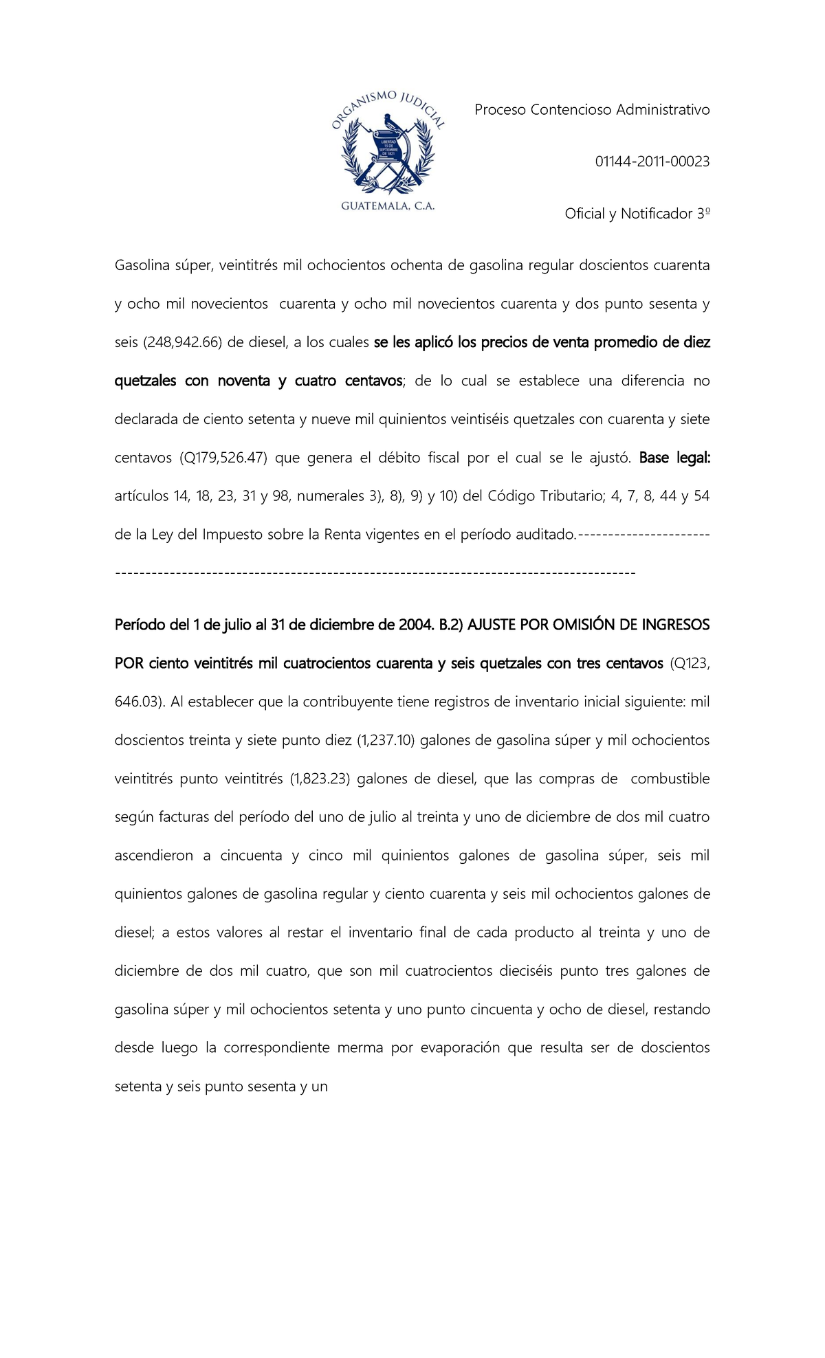 Proceso-Contencioso-Administrativo 2 - Warning: TT: undefined function: 32 Proceso Contencioso ...