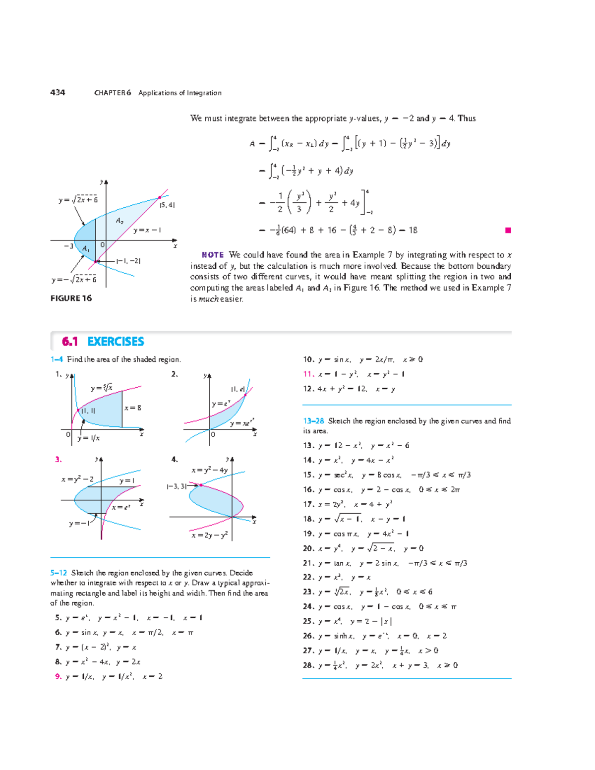 Applications of Integration Practice - 434 CHAPTER 6 Applications of ...