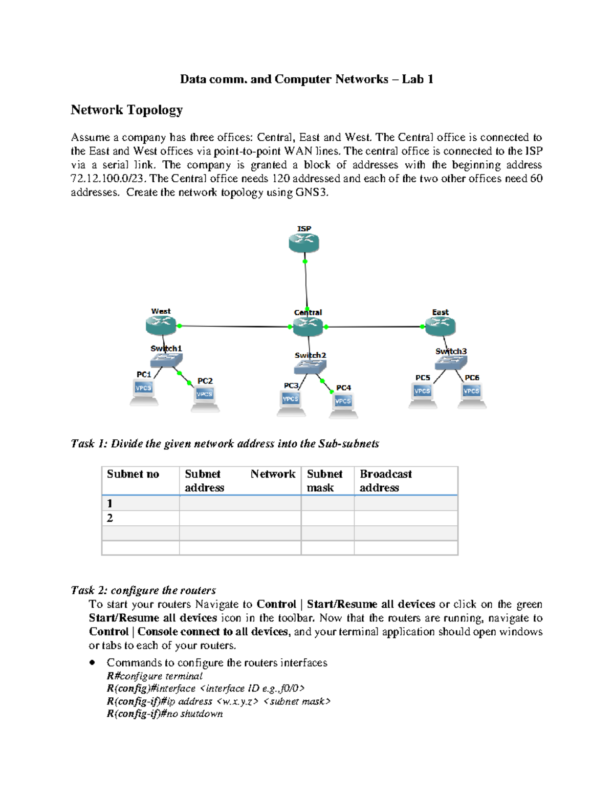 Fundamentals Of Electric Ciruict (ECEG2121) - Data comm. and Computer ...
