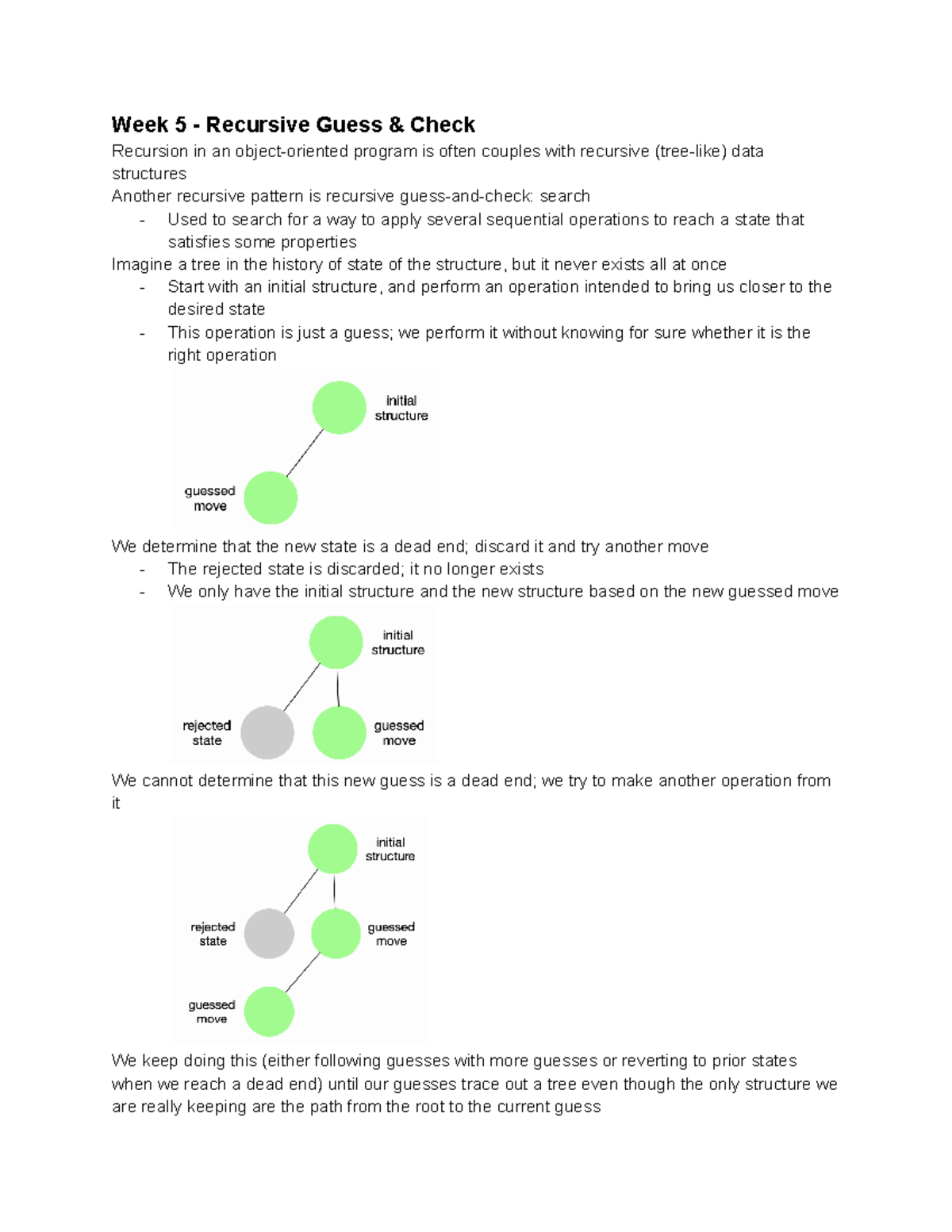 Reading - Recursive Guess & Check - Week 5 - Recursive Guess & Check ...