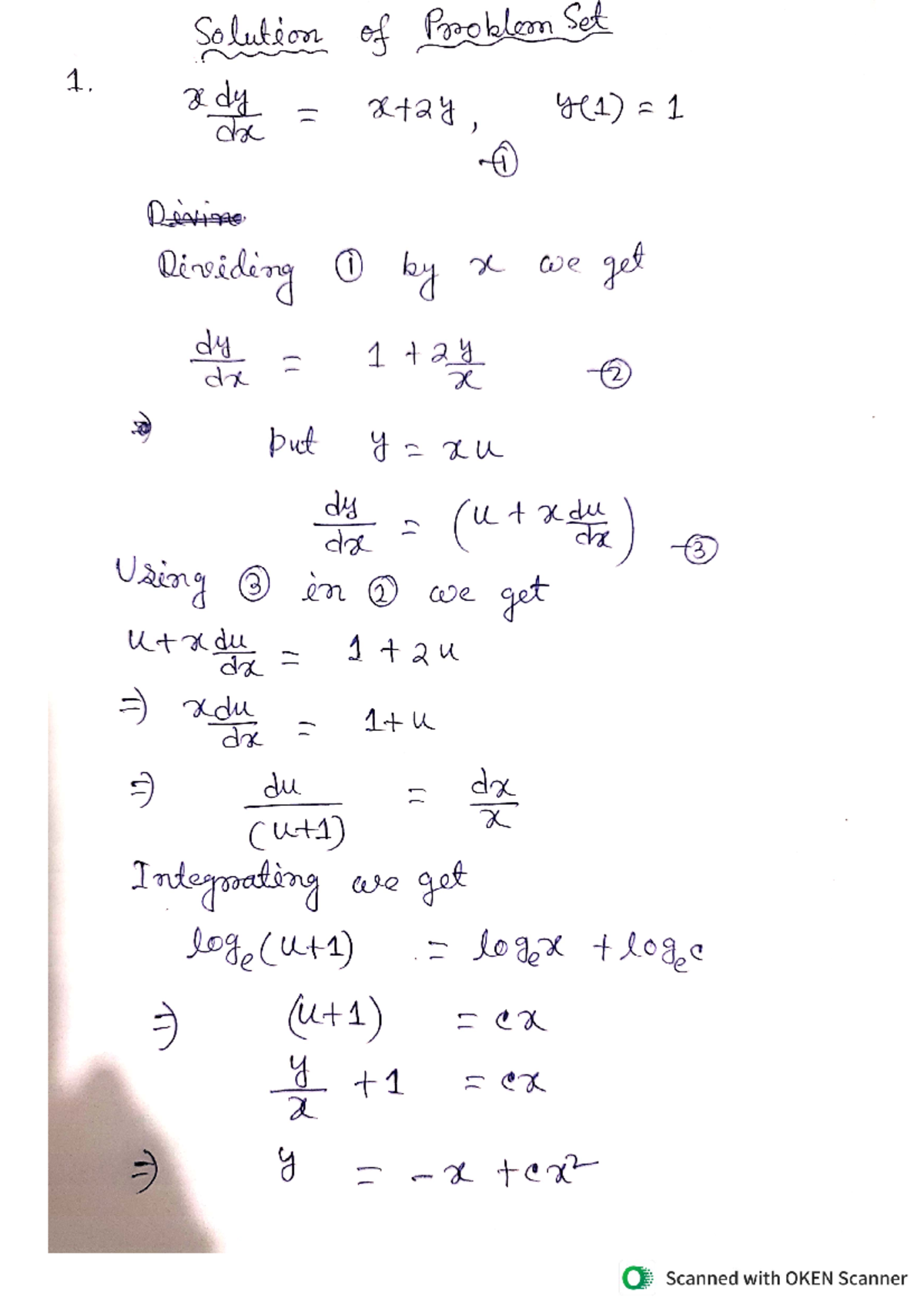 Solution OF Problem SET - Computer Science and Engineering - Studocu