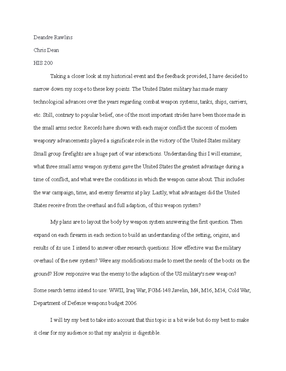 Rawlins Writing Plan 2 - The first backlash to the bus system was a ...