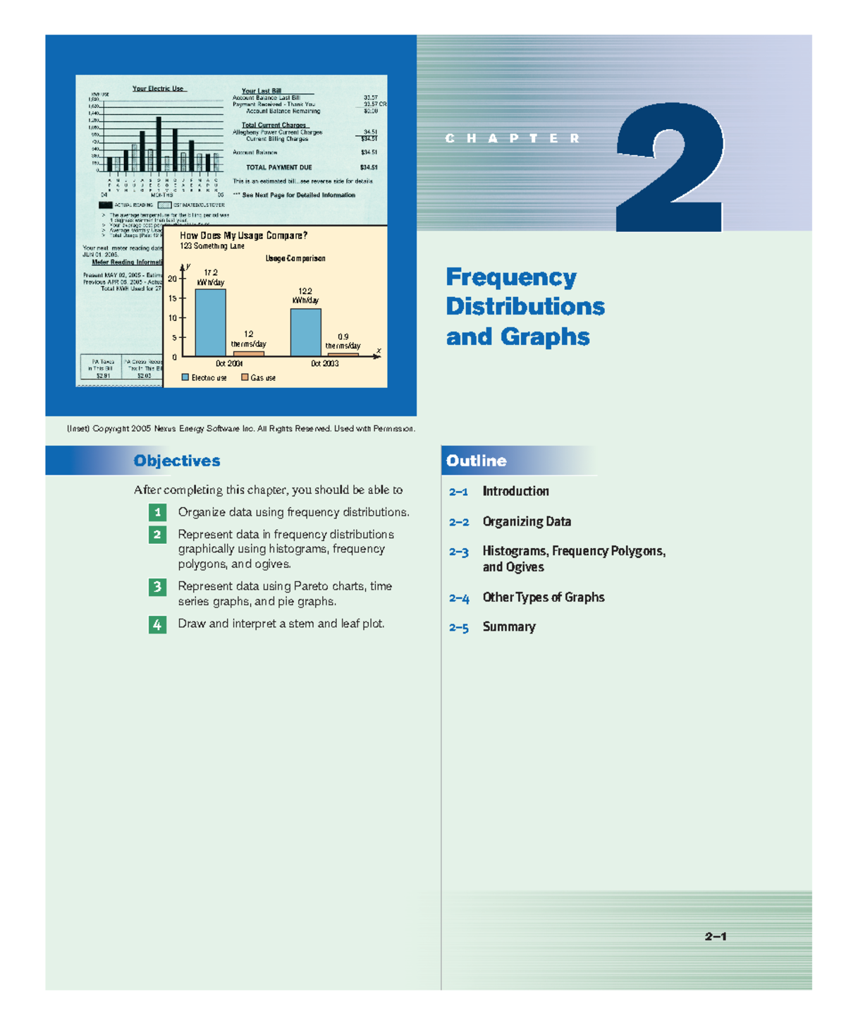 Bluman Statistics ebook Ch02 - Objectives After completing this chapter ...