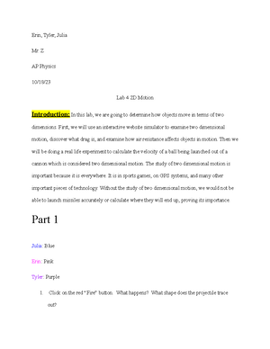 Tyler Lam - 1E Relative motion worksheet - Vectors and Projectiles Name ...