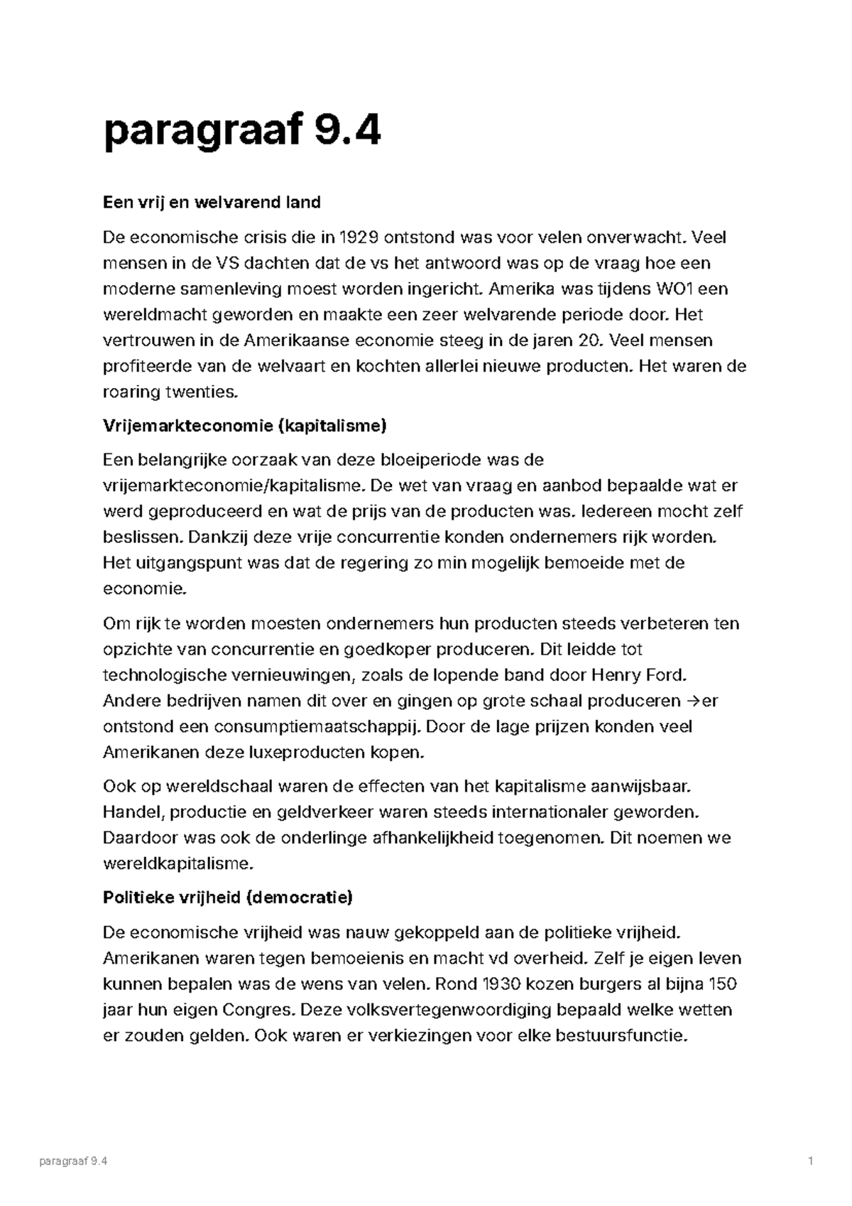 37bef320-2a01-47e4-8026-a4f35c22edcb paragraaf 9 - paragraaf 9 1 paragraaf 9. Een vrij en ...