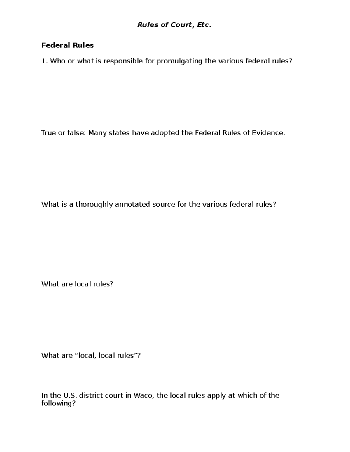 outline-rules-federal-rules-who-or-what-is-responsible-for