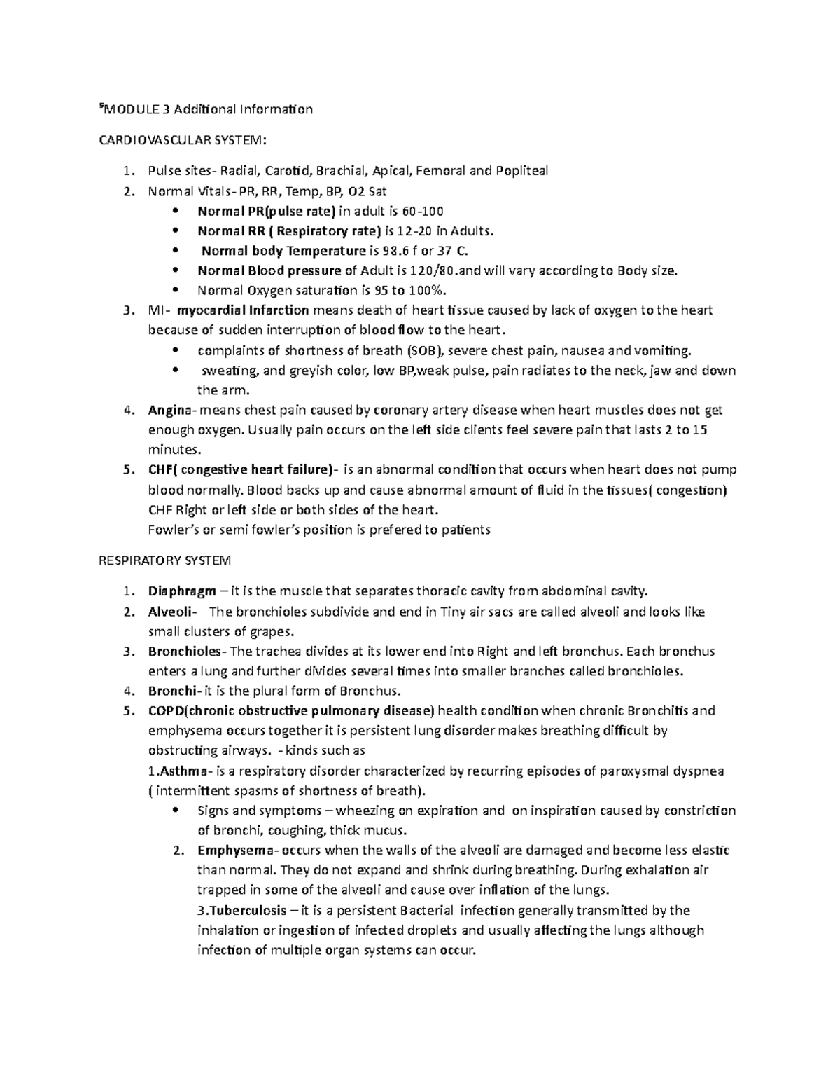 Module 3 Additional Information - ⁵MODULE 3 Additional Information ...