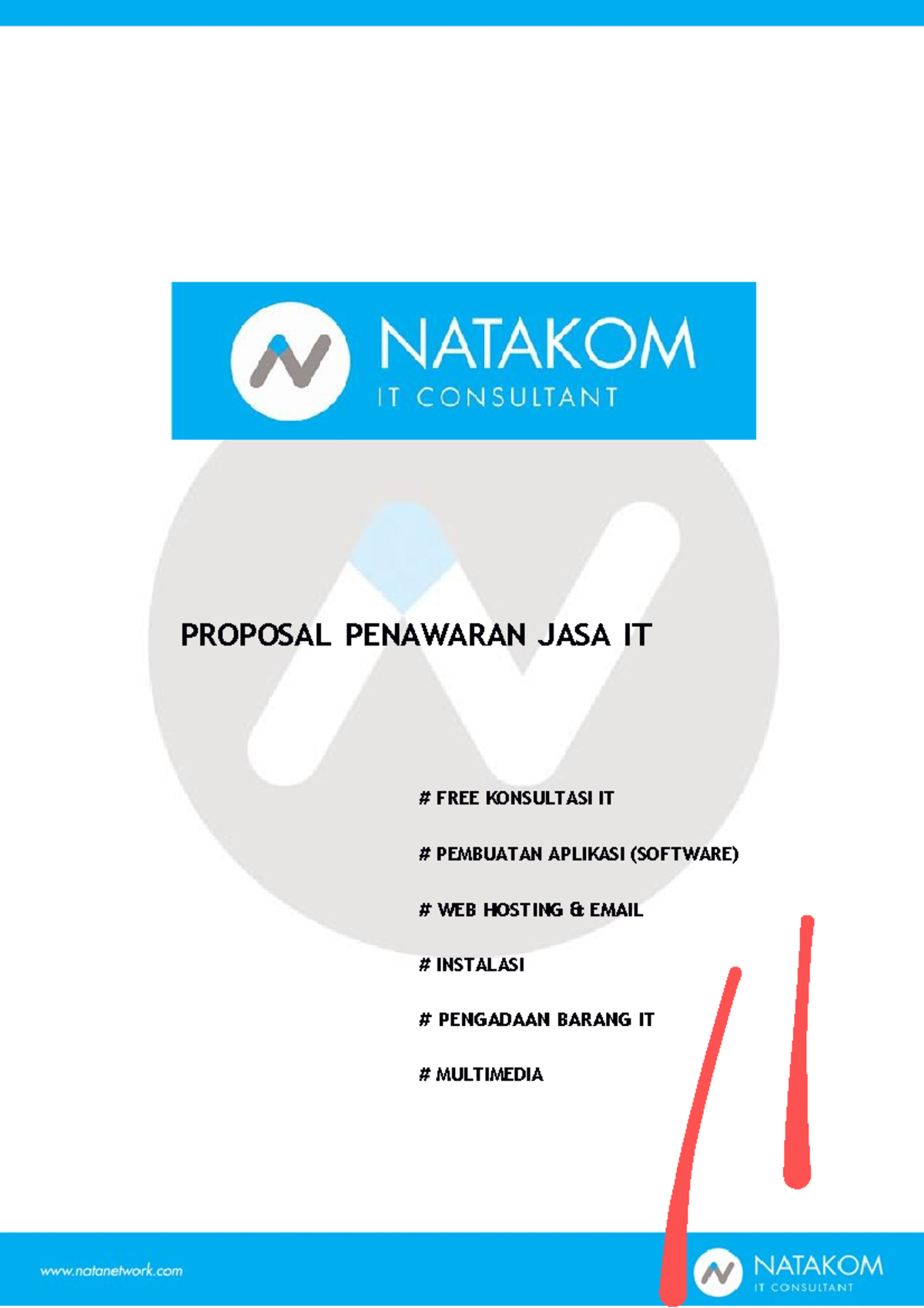Contoh proposal penawaran jasa 2 - PROPOSAL PENAWARAN JASA IT # FREE ...
