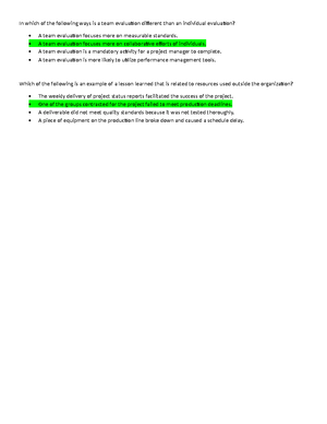 Project Management- Unit 1- Challenge 2- Defining and Completing a Project Scope - 1 — Project ...