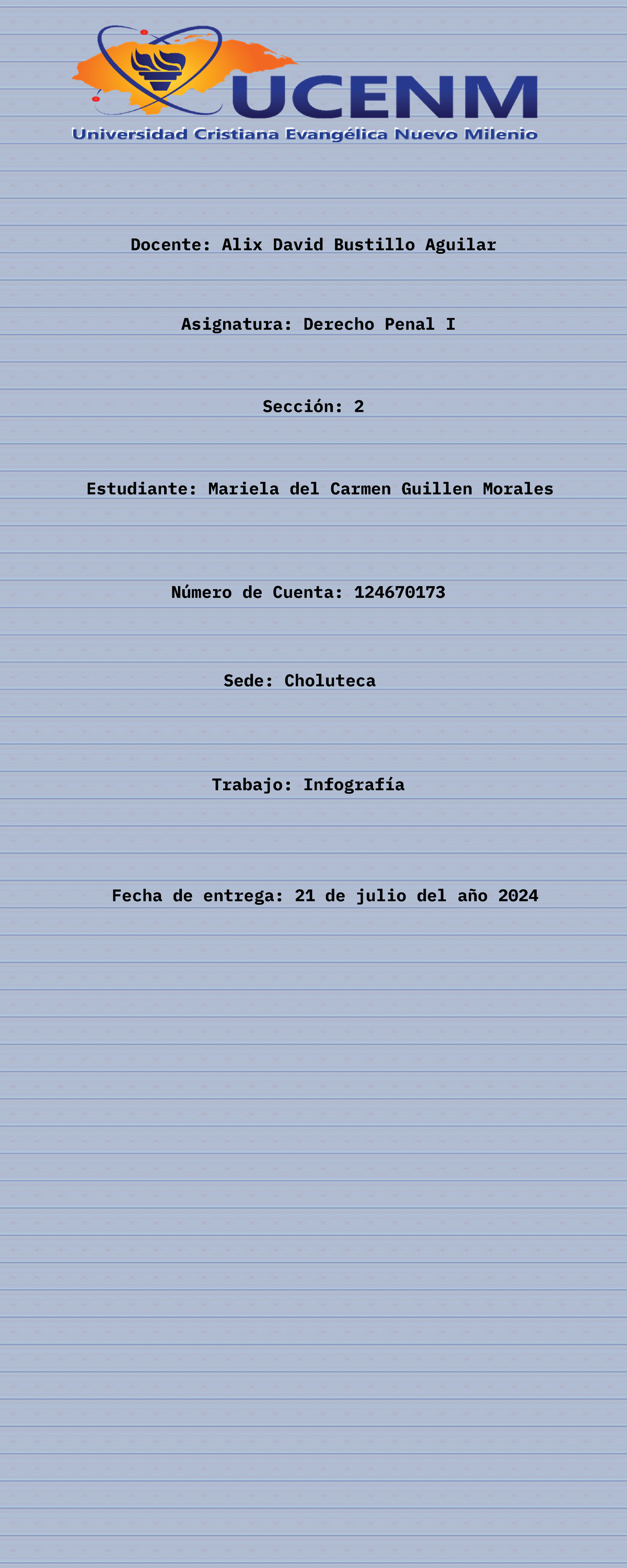 InfografíA Culpa - derecho penal - Docente: Alix David Bustillo Aguilar ...